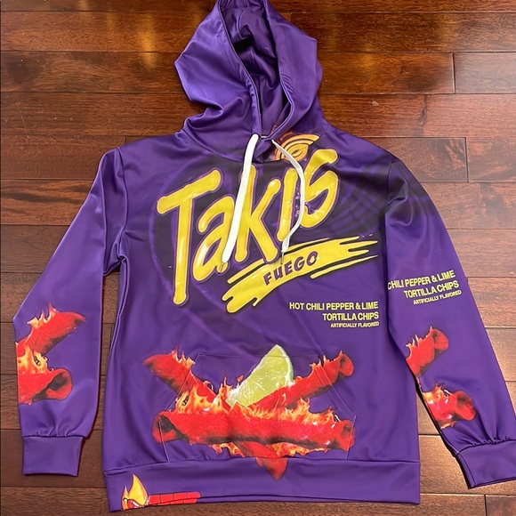 Shirts | Takis Fuego Purple Hoodie | Poshmark